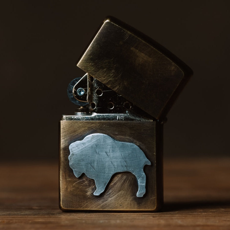 The Bison Zippo Lighter